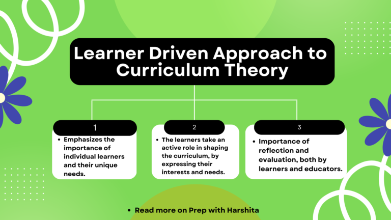 Learner-Driven Approach to Curriculum Theory - Prep With Harshita